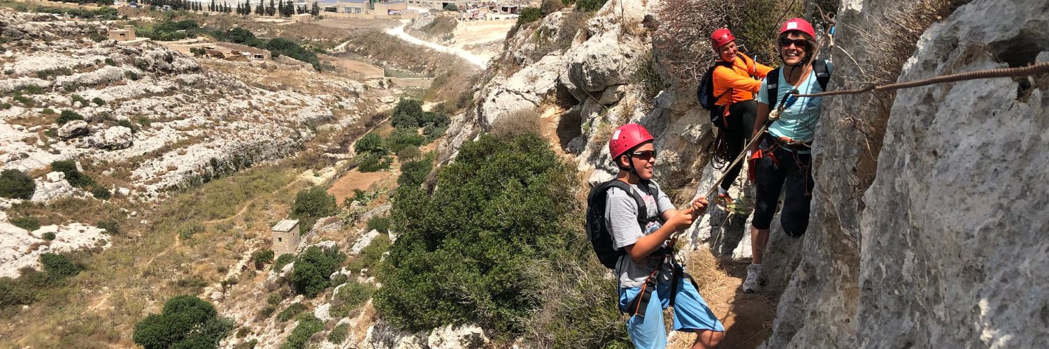 Via Ferrata at Mosta Valley