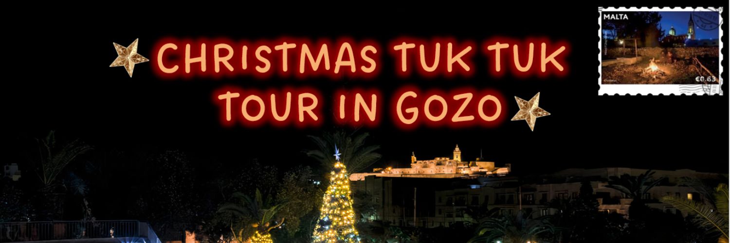 Yippee Christmas Tuk Tuk tour in Gozo